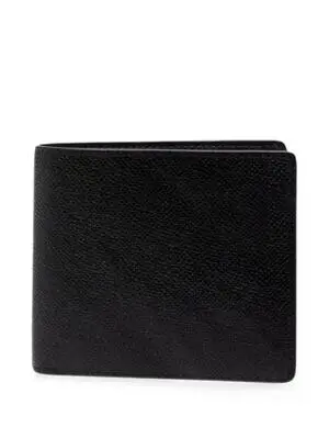MAISON MARGIELA Four Stitches Grain-texture Bifold Wallet - Black