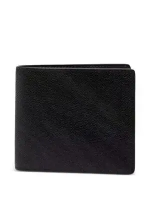 MAISON MARGIELA Four Stitches Grain-texture Bifold Wallet - Black