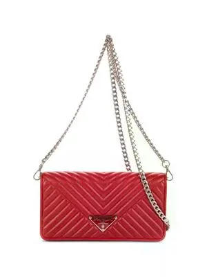 Prada Quilted Shoulder Bag - Red