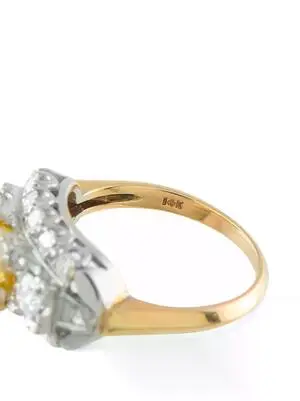 LB EXCLUSIVE 14k Yellow Diamond Cocktail Ring - Gold