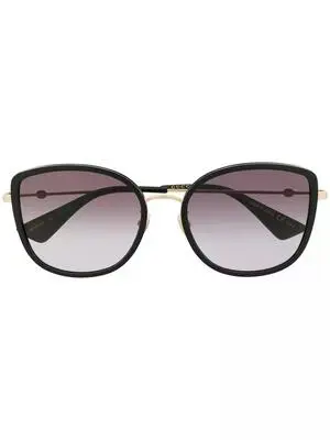 Gucci Oversized-frame Sunglasses - Black