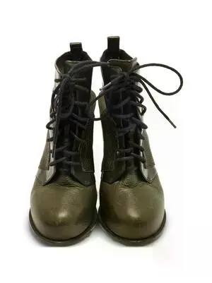 ALEXANDER WANG Lace-up Cut-out Ankle Boots