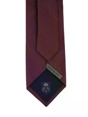 Corneliani Micro-patterned Silk Tie