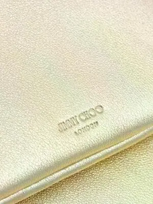 JIMMY CHOO Callie Flap Metallic Tassel Shoulder Bag