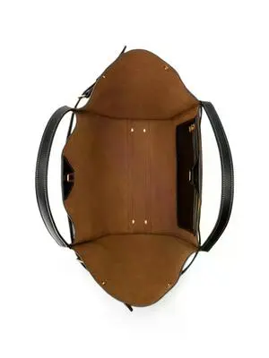 TOD'S T Signature Shopping Bag In Suede Medium