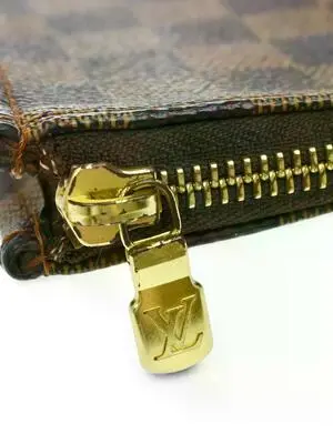LOUIS VUITTON 2002 Poche Documents Damier Ebene Business Bag