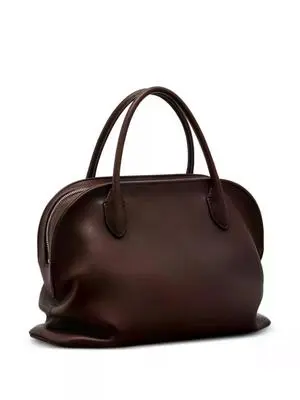 THE ROW 12 Agnes Leather Tote Bag