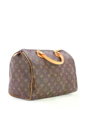 LOUIS VUITTON Speedy Handbag Monogram Canvas 30 Satchel