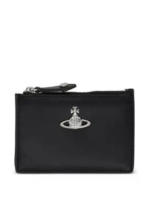 VIVIENNE WESTWOOD Orb Plaque Cardholder - Black