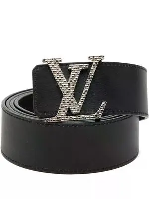 LOUIS VUITTON 2019 Calfskin Mosaic Belt - Black