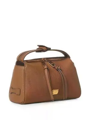 Dolce & Gabbana Vittoria Logo-plaque Leather Tote Bag