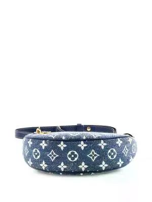 LOUIS VUITTON Loop Handbag Monogram Jacquard Denim Hobo Bag