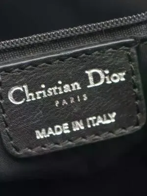 Dior Diorissimo Trotter Canvas Handbag - Black