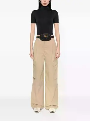 Gucci Gg Marmont Matelassé Leather Belt Bag - Black