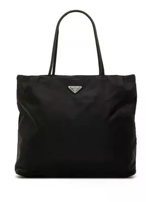 Prada 2000-2013 Tessuto Tote Bag - Black