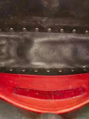 Valentino Garavani 2000-2017 Small Metallic Lambskin Rockstud Spike Satchel