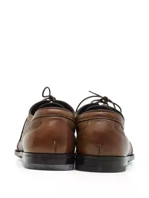 Bottega Veneta Perforated Leather Oxford Shoes