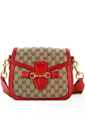 Gucci Lady Web Gg Canvas Medium Shoulder Bag - Brown