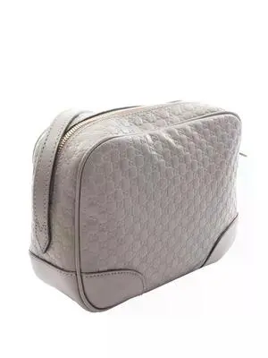 Gucci Microssima Bree Crossbody Bag - Grey
