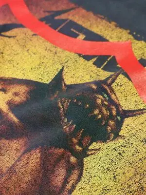 HTC LOS ANGELES Graphic-print Logo-detail T-shirt - Black