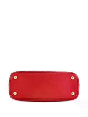 Prada Saffiano Leather Tote Bag - Red