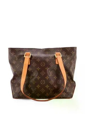 LOUIS VUITTON Cabas Piano Monogram Canvas Tote Bag - Brown