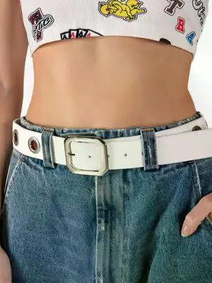 HTC LOS ANGELES Embellished Belt With Silver-tone Hardware