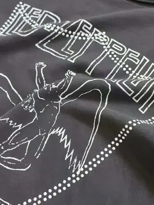 HTC LOS ANGELES Led Zeppelin Studded Graphic-print T-shirt
