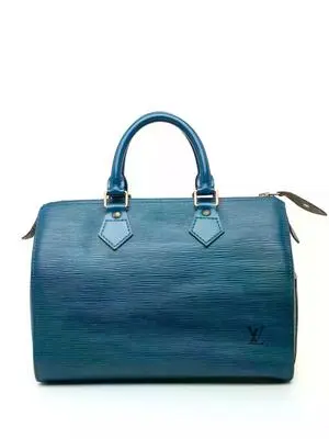 LOUIS VUITTON 1995 Epi Speedy 25 Boston Bag - Blue