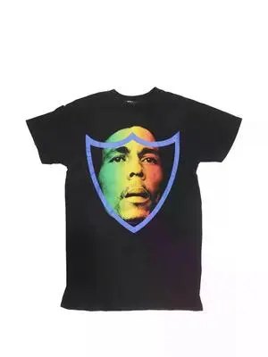 HTC LOS ANGELES Bob Marley Graphic Print T-shirt - Black
