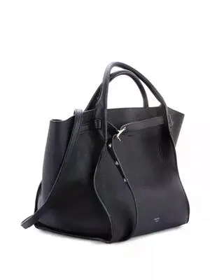 Celine Big Bag Grained Calfskin Small Satchel - Black