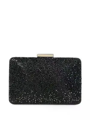 TWENTY FOURHAITCH Niger Crystal-embellished Clutch Bag - Black