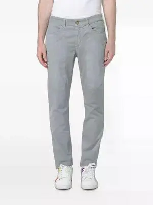 JECKERSON Slim-fit Trousers With Logo Patch