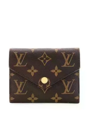 LOUIS VUITTON Victorine Wallet Monogram Canvas Small Wallets - Brown