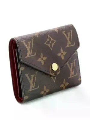 LOUIS VUITTON Victorine Wallet Monogram Canvas Small Wallets
