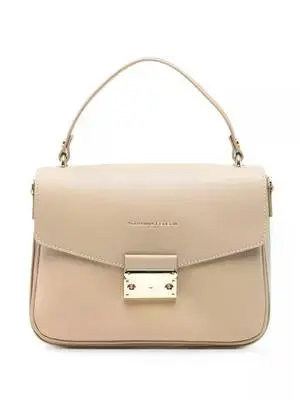 ADRIANNA FERETTI Leather Tote Bag - Neutrals