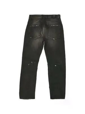 HTC LOS ANGELES Twisted Faded Distressed-effect Jeans
