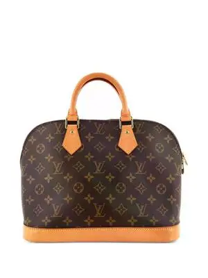 LOUIS VUITTON Alma Monogram Canvas Pm Satchel