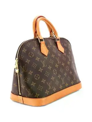 LOUIS VUITTON Alma Monogram Canvas Pm Satchel