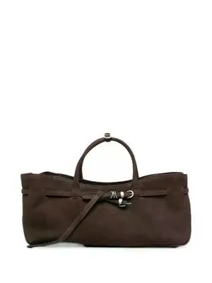 MARGESHERWOOD Grandma Used Belted Suede Tote Bag - Brown