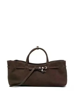 MARGESHERWOOD Grandma Used Belted Suede Tote Bag - Brown