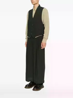 ZIGGY CHEN Patterned-back Waistcoat