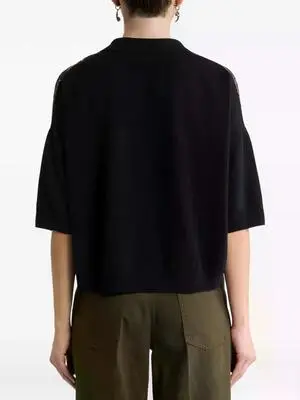 Etro Wool-blend Sweater With Placed Animal And Paisley-print