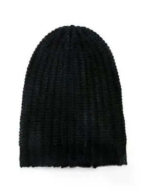 Avant Toi Ribbed-knit Beanie Hat - Blue
