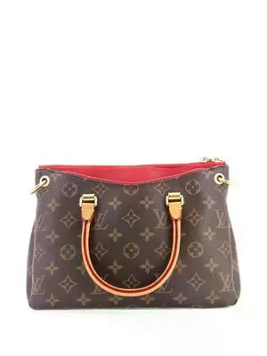 LOUIS VUITTON Pallas Tote Monogram Canvas Shoulder Bag - Brown