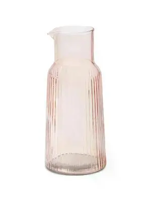 CU I SEEYOU Ribbed-glass Carafe - Pink