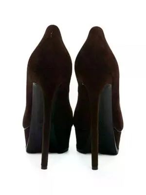 Casadei Daisy Suede Heeled Pumps