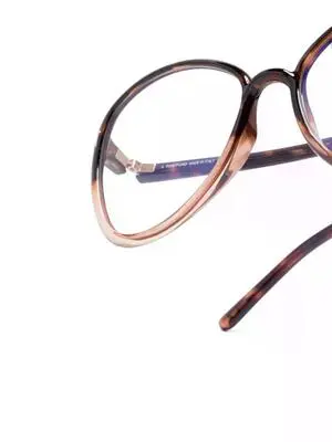 TOM FORD Two-tone Cat-eye Frame Glasses