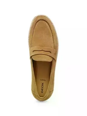 Geox Suede Espadrille Loafers