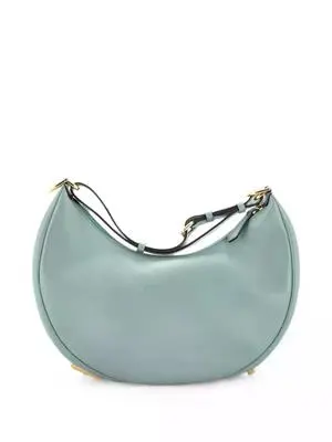 Fendi Fendigraphy Bag Leather Small Hobo Bag - Green